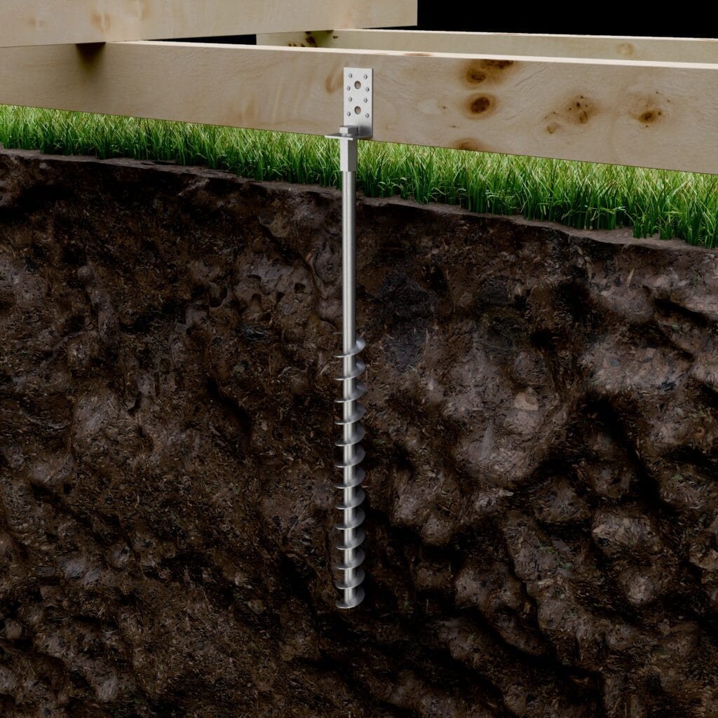 GroundPlug® Twister™ M16/750mm Screw Pile - GroundPlug® UK